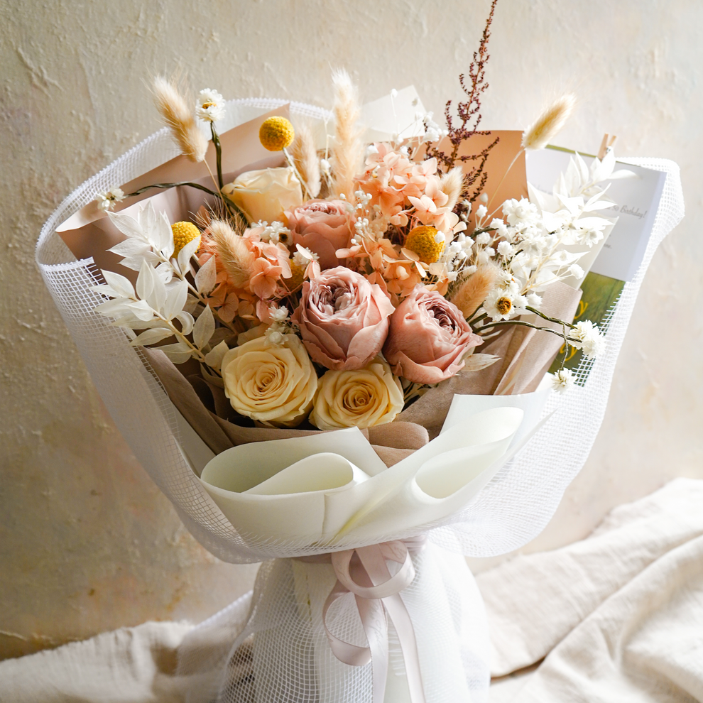EVERLASTING GOODNESS | PRESERVED FLOWERS BOUQUET (*POPULAR*) – THE LILY ...